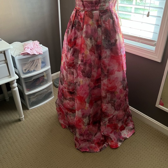 Skirts | Long Chiffon Skirt With Poof Under | Poshmark